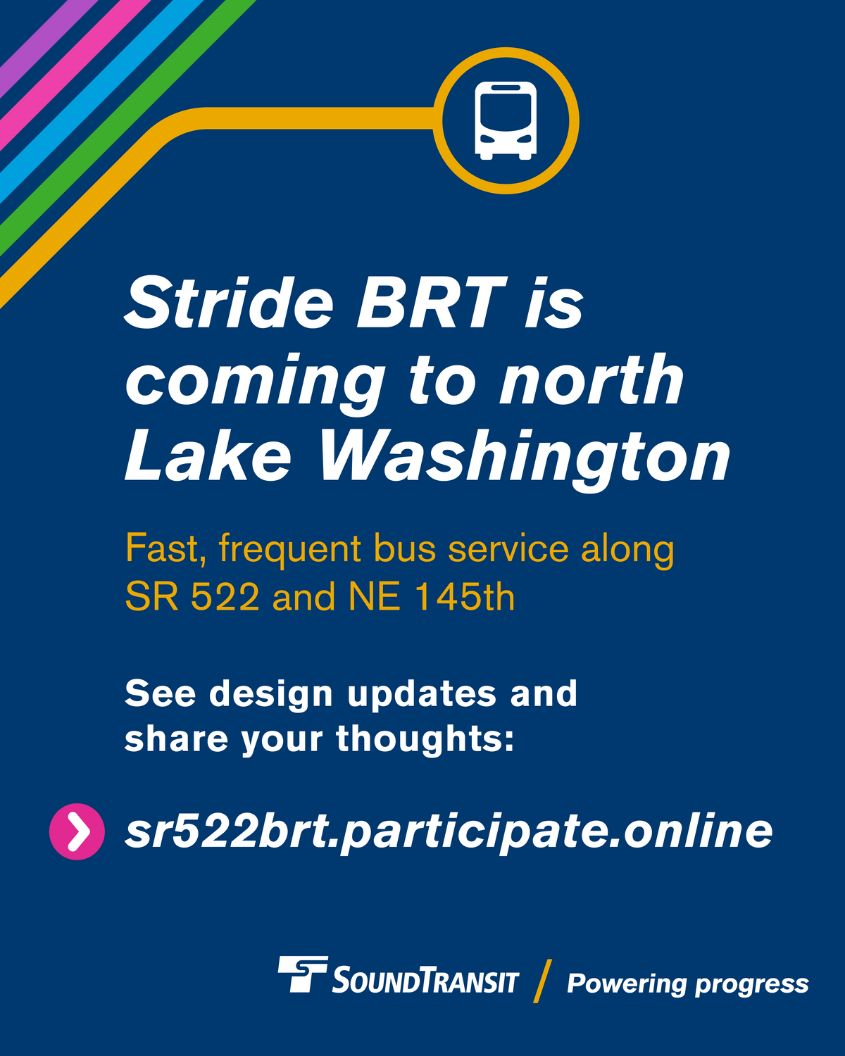 Stride S3 Bus Rapid Transit Online Open-House — North City Neighborhood ...